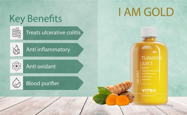 VITRO Turmeric Juice 500ml | Kacchi Haldi juice | Anti-inflammatory ...