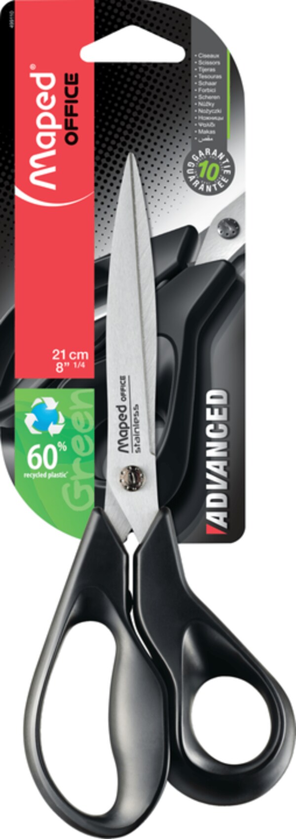 Maped Advanced Green 21 cm Scissor (499110) Pack of 1 - JioMart