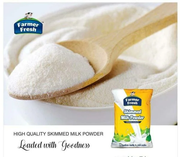 Farmer Fresh Pure & Premium 500 Gram Pack of 2 Skimmed Milk Powder | No ...