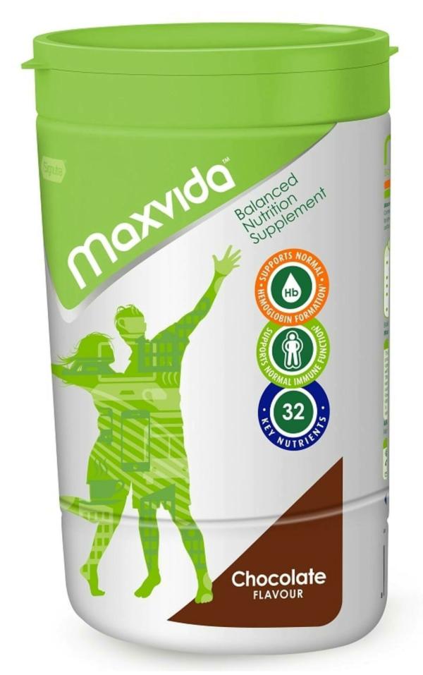 Maxvida Balanced Nutrition Supplement for Adults - BIB (Chocolate ...