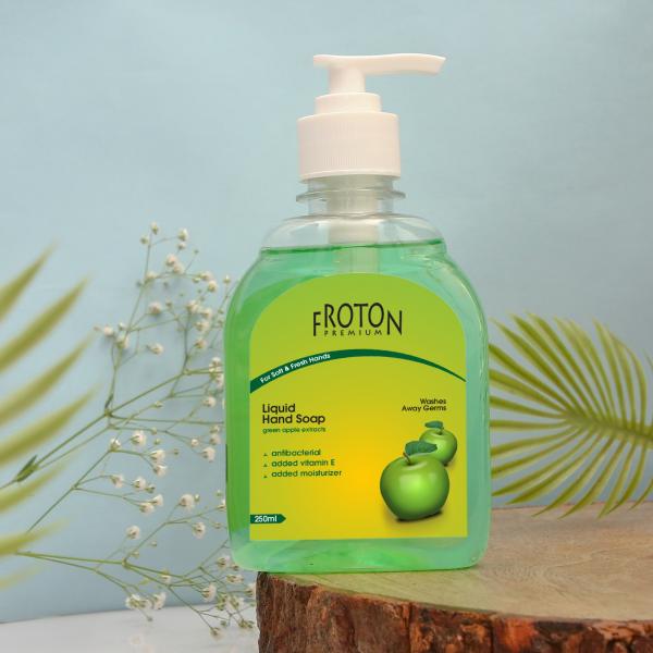 Froton handwash gel Gold And Green apple Fragrance- 250 ml (pack of 2 ...