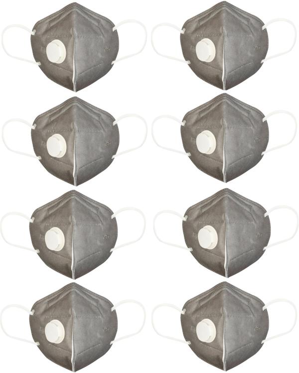 Benison India Grey N95 Face Mask (Pack Of 8) - JioMart