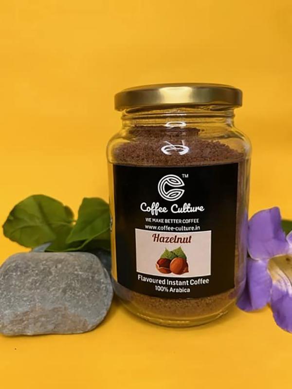 Coffee Culture Hazelnut Flavoured Instant Coffee Powder 100 g - JioMart