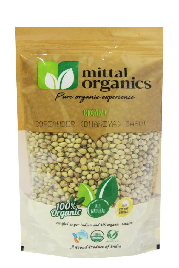 Mittal Organics -Organic Coriander Whole - Dhaniya Sabut 500 gm - JioMart