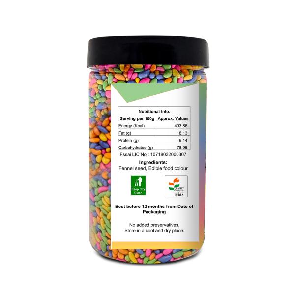 FARMUP Coloured Saunf, (Flavoured Saunf | Mukhwas, 200g Pack of 1 ...