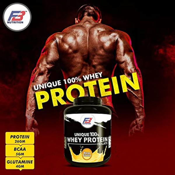 FB Nutrition Unique 100% Whey Protein with Isolate, Ultra Microfiltered ...