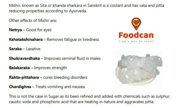 Foodcan Dhaga Mishri (Pure Thread Crystal Rock Sugar) 800g Pack - JioMart