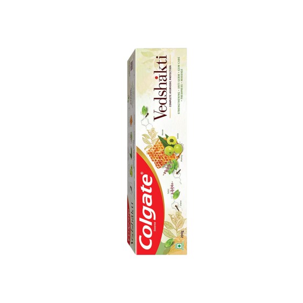 Colgate Swarna Vedshakti Toothpaste-200g+Free wall mount automatic ...