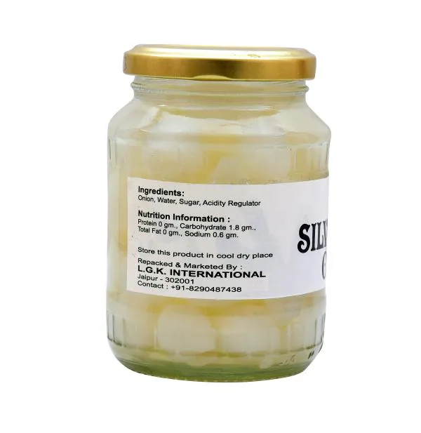 Food Essential Silver Skin Onions 700 gm. - Pack of 2 (350 gm. each ...