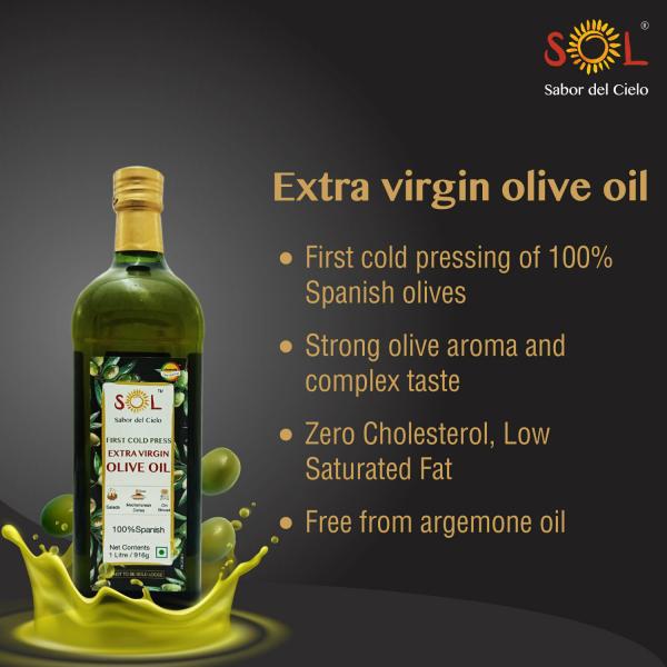 Sol 100% Spanish Extra Virgin Olive Oil 1L - JioMart
