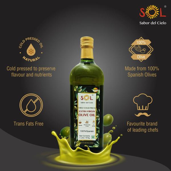 Sol 100% Spanish Extra Virgin Olive Oil 1L - JioMart