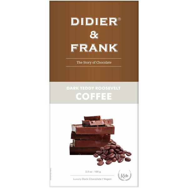 Didier & Frank Teddy Roosevelt Coffee Dark Chocolate, 100g - JioMart