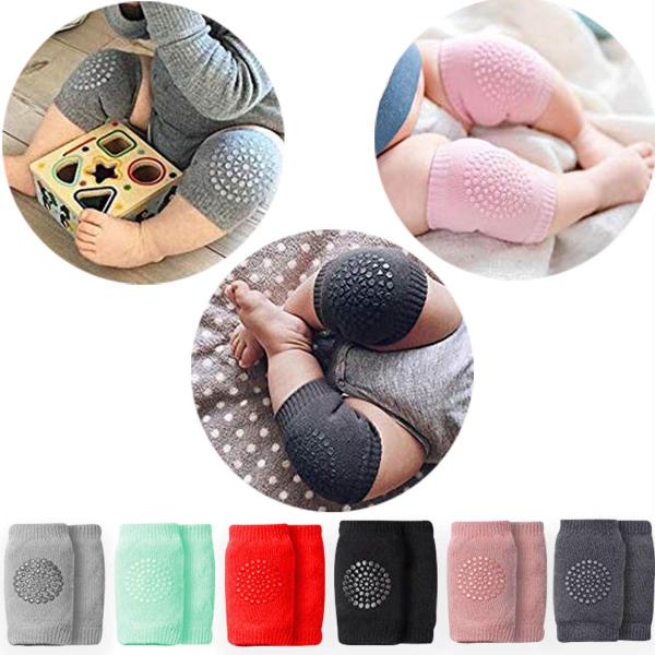 Bembika Multicolor Cotton Crawling Anti-Slip Knee Pads For Kids - JioMart
