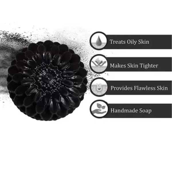7 Days charcoal soap for face women for anti pimple scar removal (1 x ...