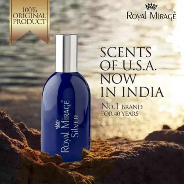 Royal Mirage Silver EDC Perfume For Men 120ml - JioMart