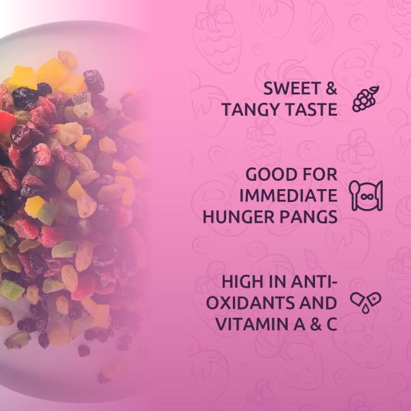 Farmley 8 in 1 Tasty Berry Mix Jar- Antioxidants Rich, Mix Dried ...