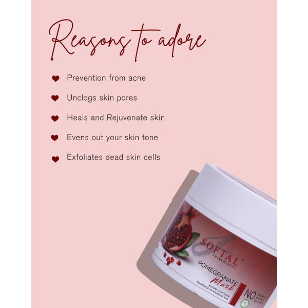 Softal Pomegranate Mask - JioMart