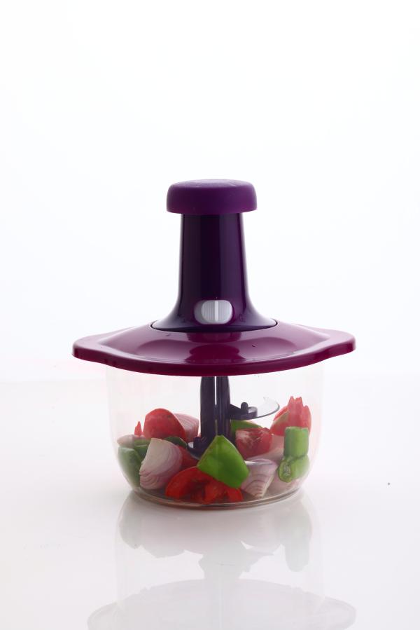 YouBee Manual Press Chopper, Fruit & Vegetable Chopper for Kitchen with ...