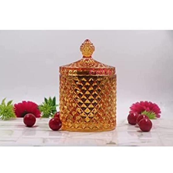 Craftfry Cyrstal Cyclinder Candy Shape Airtight Container & Jar for ...