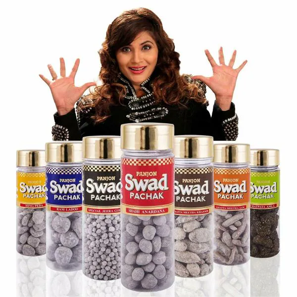 Panjon Swad Mouthfreshener Mukhwas | White Sweet Saunf & Navratan Mix ...