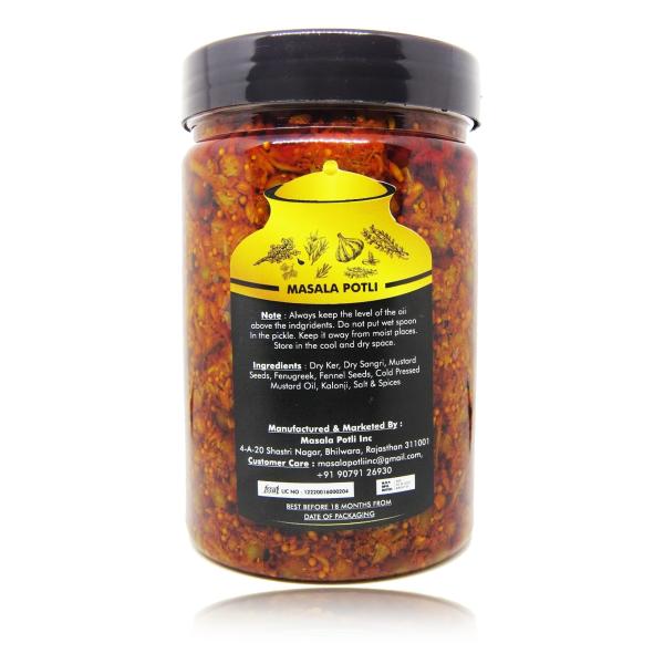 MASALA POTLI Rajasthani Spicy & Tangy Kair Sangri Achaar & Spoon Shrub ...
