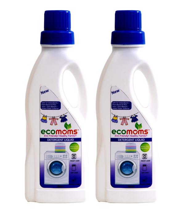 Ecomoms Launry Detergent Liquid Front & Top Load 500ml (Buy 1 Get 1 ...