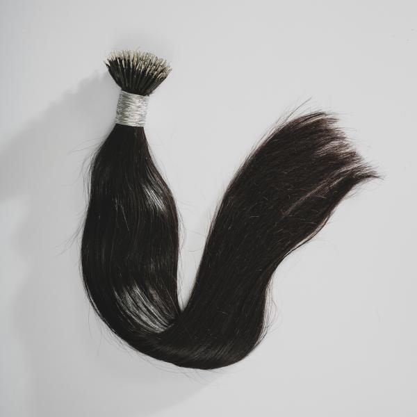 Hair Originals Human Hair extensions -Nano-Tip (Metal Wire Based)-Jet ...