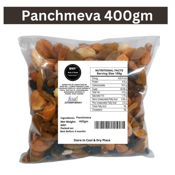 Panchmeva Dry Fruits For Puja Prasad Superfood 400gm Pack Of 2 - JioMart