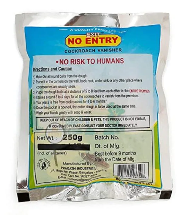 Exit No Entry Cockroach Vanisher, 250g (Pack of 2) - JioMart