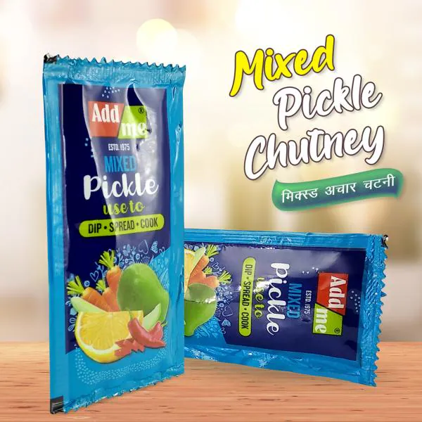 Add me Achar Mixed Pickle 12gm Sachet Each Mix achar 240 Sachet 2880 ...