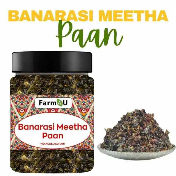 FARM4U (Pack of 2) Premium Banarasi Meetha Paan& Calcutta Meetha Paan ...