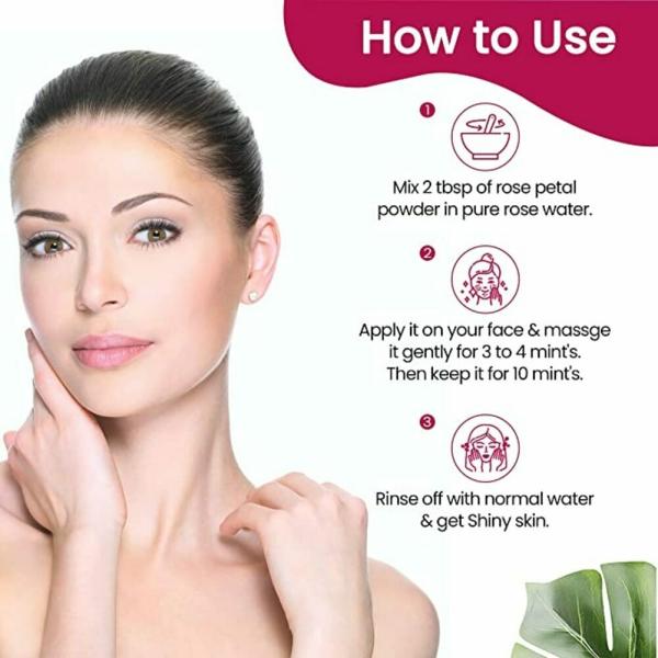 Ultra Health care Rose Petal Gulab Pankhudi Powder for Skin care,Face ...