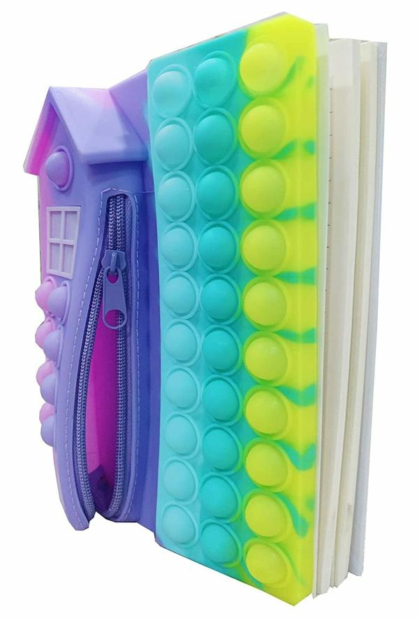 Roly Poly India Pop It Diary Spiral Notebook with Attached Pop It ...