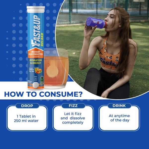Fast&Up Reload electrolyte instant energy and hydration drink Hydration ...