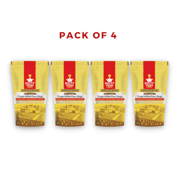 Nutty Yogi Finger Millet Flour / Ragi Atta 800g Pack Of 1 - JioMart