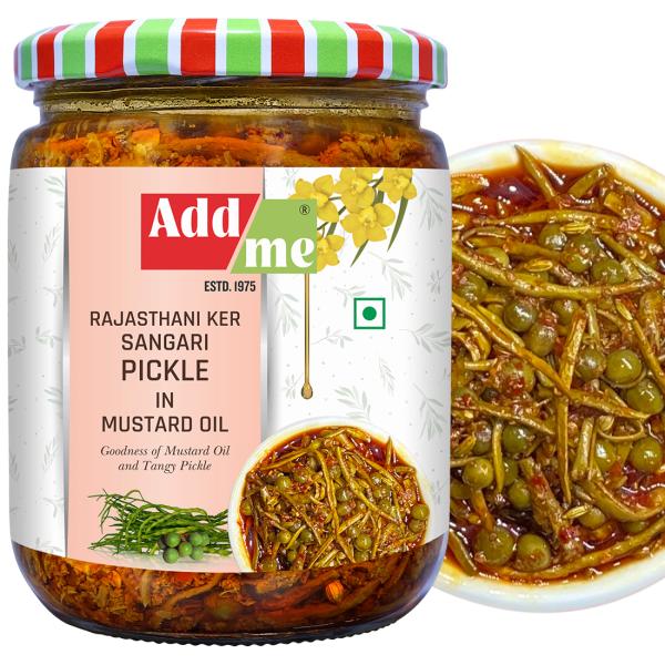 Add Me Tenti Ker sangri Pickle 500g Glass Pack, A Marwadi Rajasthani ...