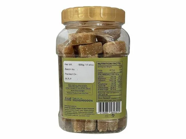 Amrut Jaggery Cubes Combo - Elaichi, Ginger & Jaggery Powder 1800 gram ...