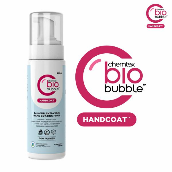 Chemtex BioBubble HandCoat | 24 Hours Germs Protection for Hands ...