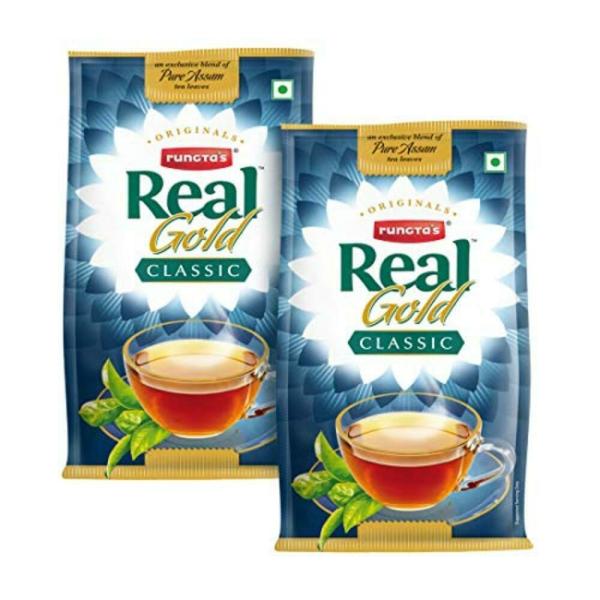 Rungtas Real Gold Classic Premium Quality Tea Leaves Chai 500g Pack of ...