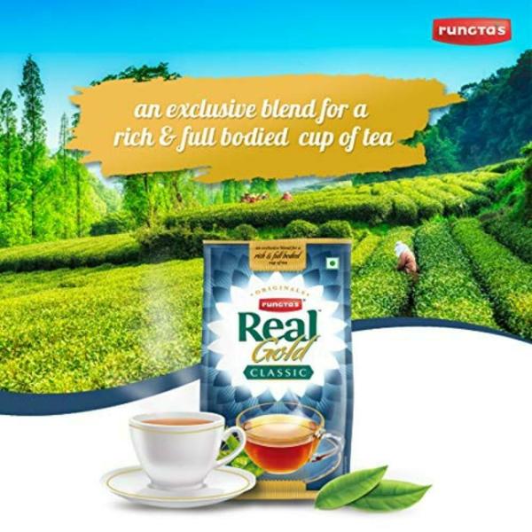 Rungtas Real Gold Classic Premium Quality Tea Leaves Chai 500g Pack of ...