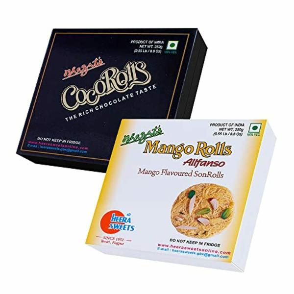 Bhagats Heera Sweets Delicious Son Roll with Almonds and Pistachio ...