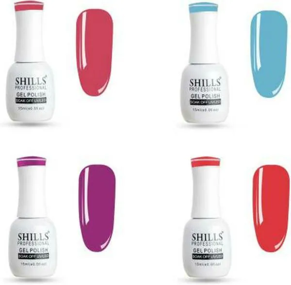 Shills Professional Gel Polish 60 ml (Pack of 4) - JioMart