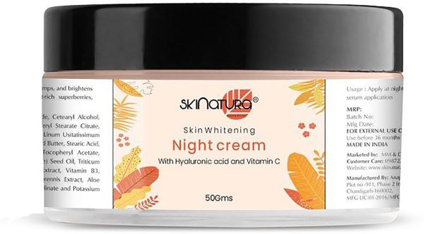 Skinatura Skin Whitening Night Cream with hydraulic acid and Vitamin C ...