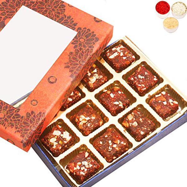 Jaiccha Ghasitarm Gifts Bhaidhooj Gifts- Orange Printed 12 pcs ...