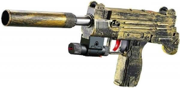 Sanjary Multicolor Plastic Pubg Theme Uzi Submachine Gun Toy Set - 4 ...