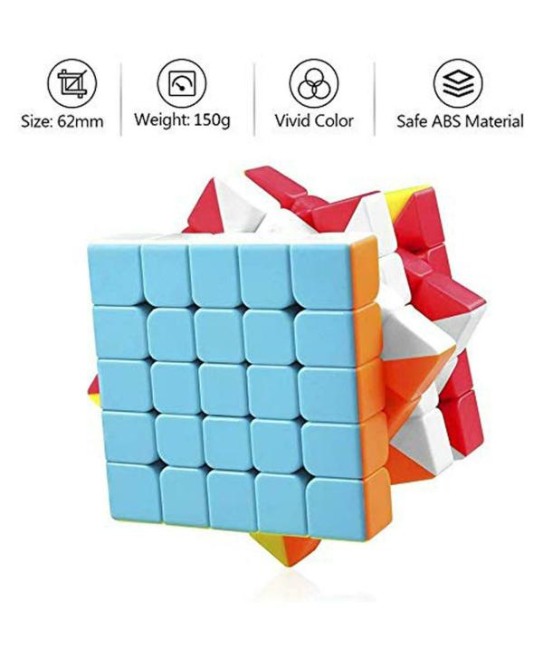 CrackaDeal Plastic High Speed Rubik's Cube, Multicolour - JioMart