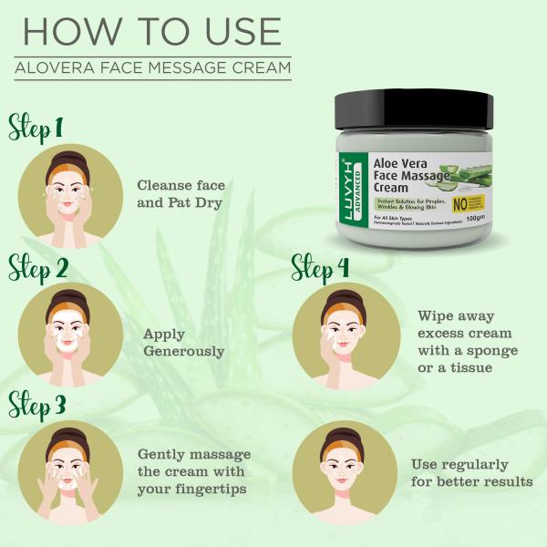 Aloe Vera Face Massage Cream- 100gm - JioMart
