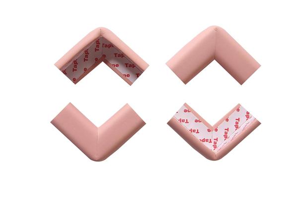 BabySafeHouse Edge Guard and Corner Protector-6.5ft Edge + 4 Pre-Taped ...
