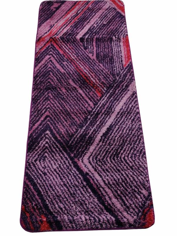 BIANCA matuzi plum Soft-Fluffy Area-Rug Carpet-1pc 2 X 5 Ft geometric ...
