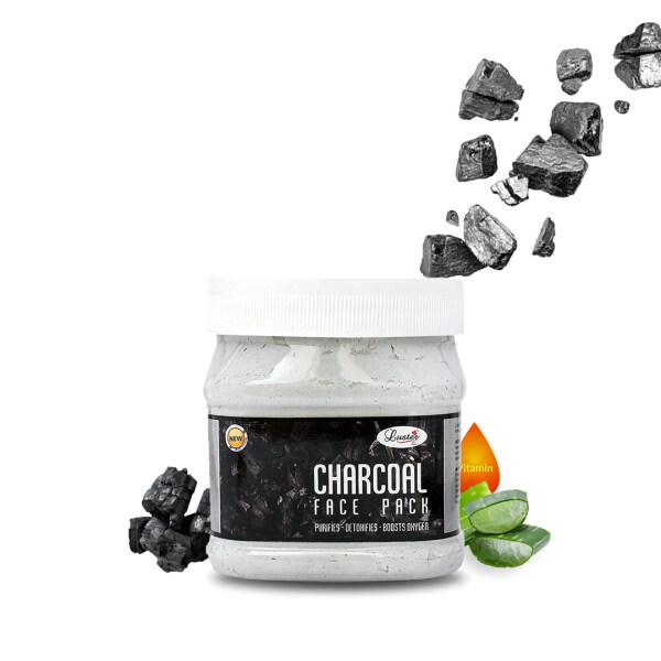 Luster Charcoal Face Pack | Enriched With Natural Extracts | Helps ...